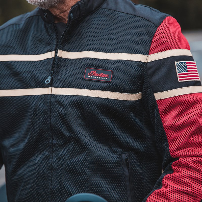 Indian-Only - MENS ARLINGTON MESH JACKET CE - BLACK