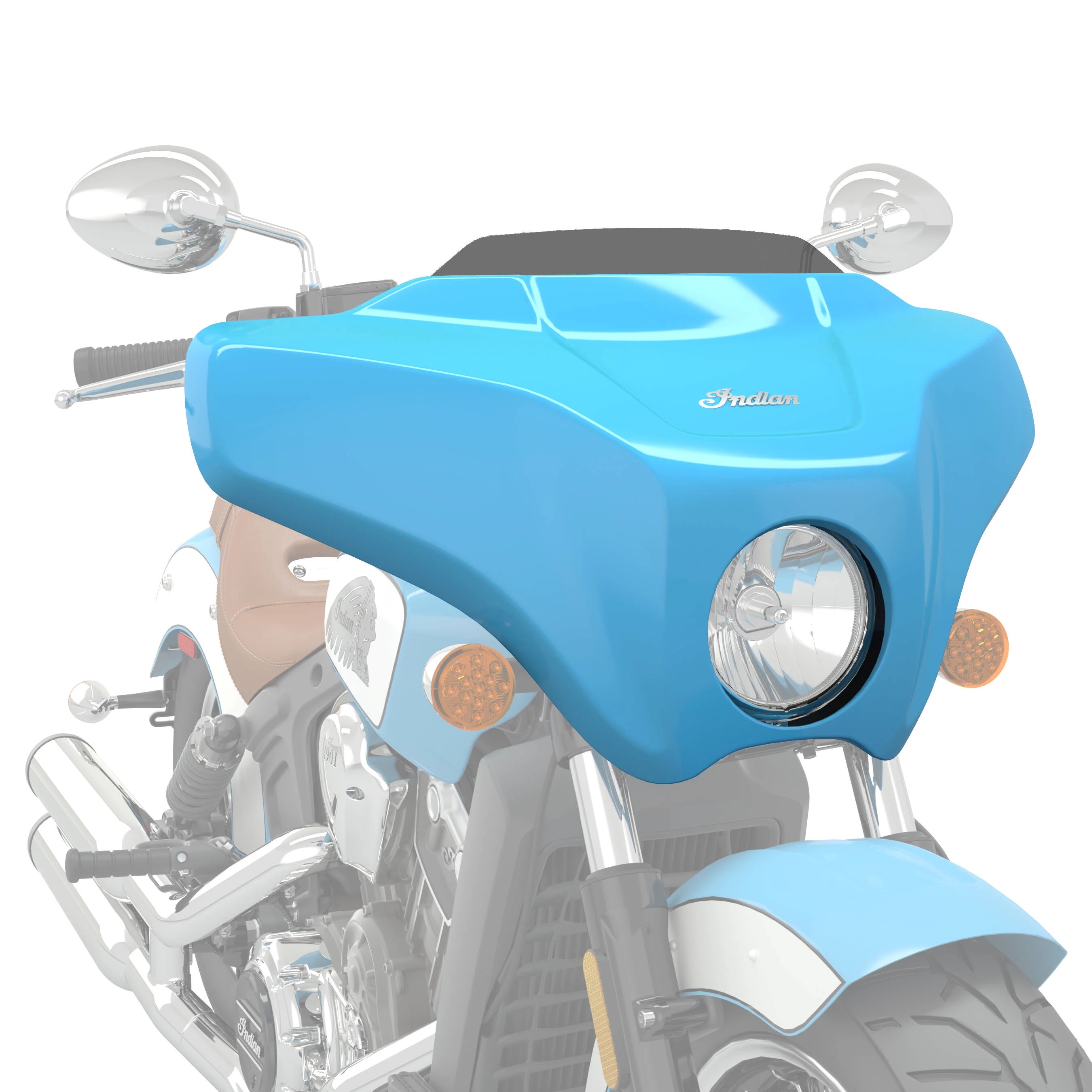Indian-Only - SCOUT QUICK RELEASE FAIRING - SKY BLUE