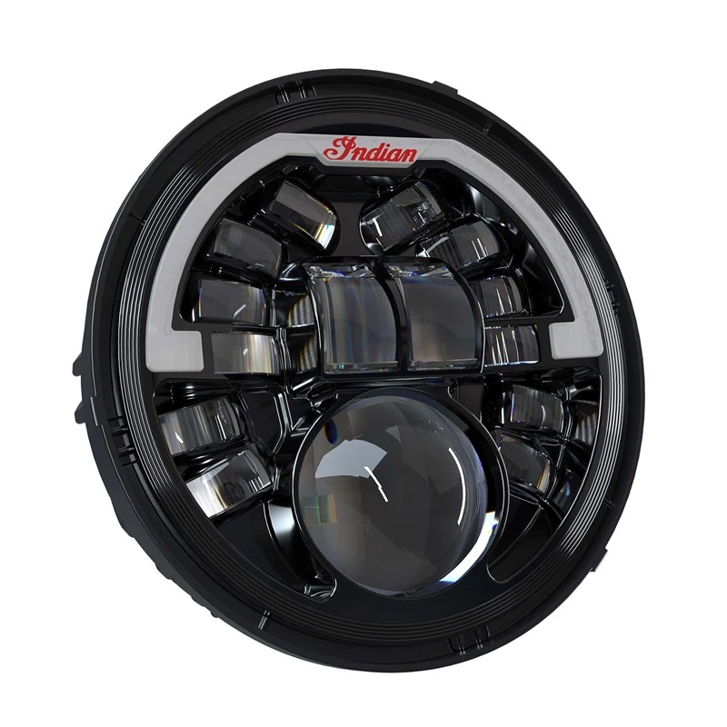 Indian-Only - SCOUT PATHFINDER 5.75" ADAPTIVE LED ECE HEADLIGHT - BLACK