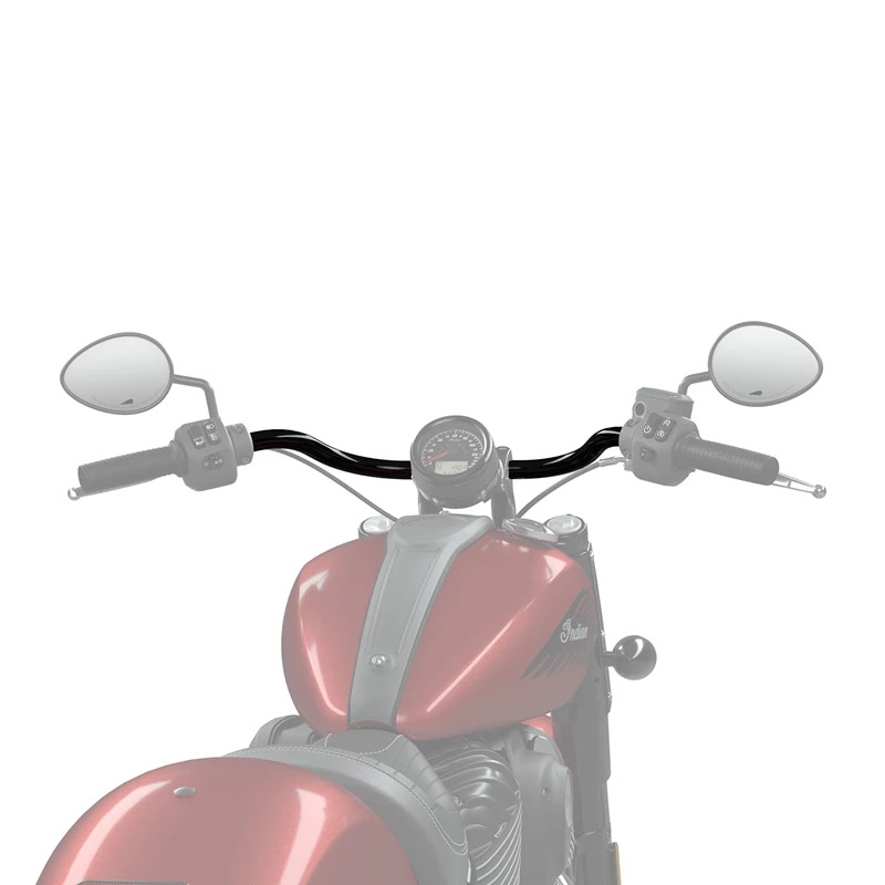 Indian-Only - CRUISER HANDLEBAR - CHIEF STEELFRAME - BLACK