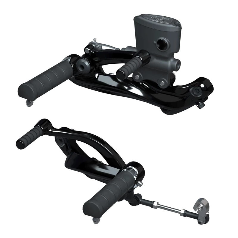 Indian-Only - MID FOOT CONTROLS - CHIEF STEELFRAME - BLACK