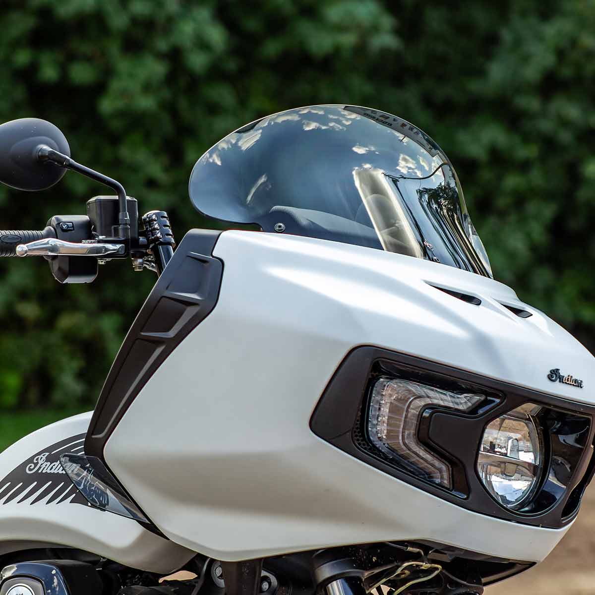 Indian-Only - Klock Werks Flare Windshield - 11" - Tinted - Challenger ...